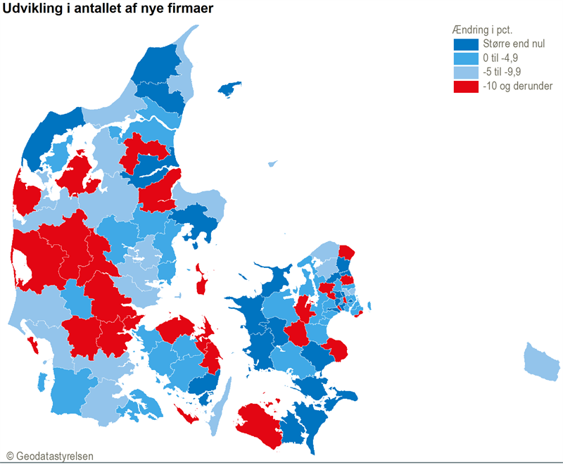 NYT: Iværksætteriet gik tilbage i tre ud af fire kommuner - Danmarks ...