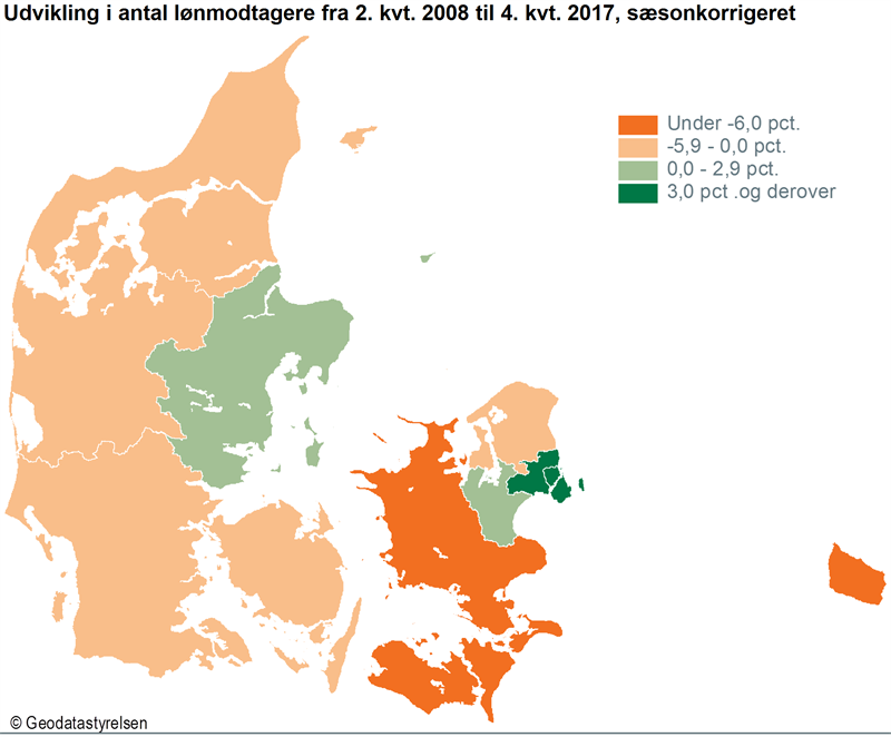 NYT: Størst stigning i antal lønmodtagere i København - Danmarks Statistik