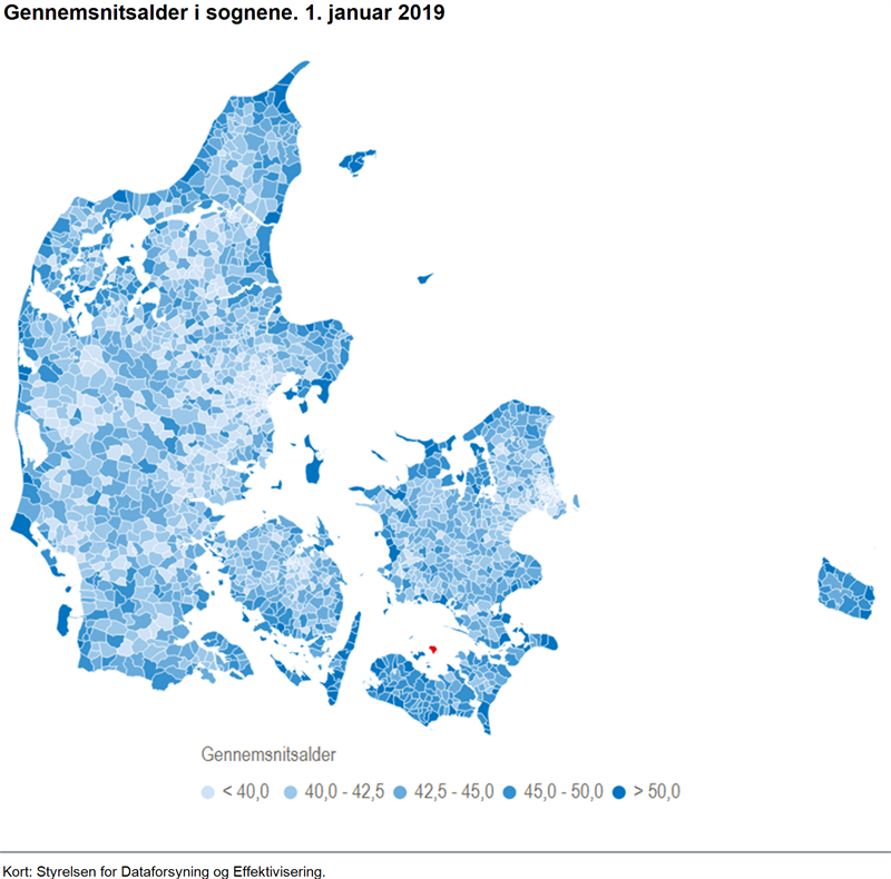 NYT: Femø Sogn har landets ældste befolkning - Danmarks Statistik