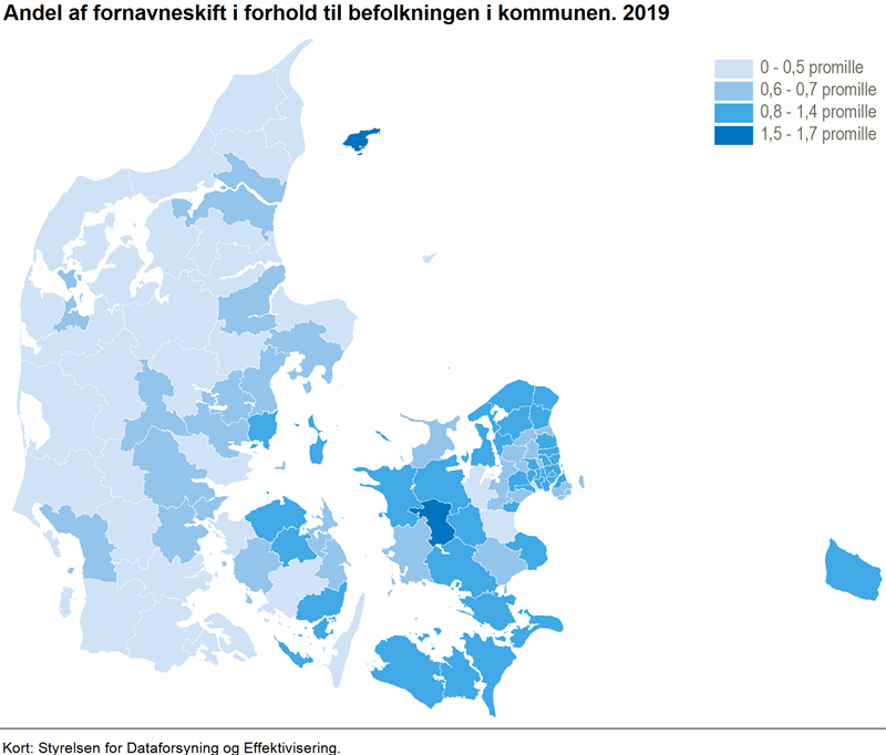 NYT: 4.600 skiftede fornavn i 2019 - Danmarks Statistik
