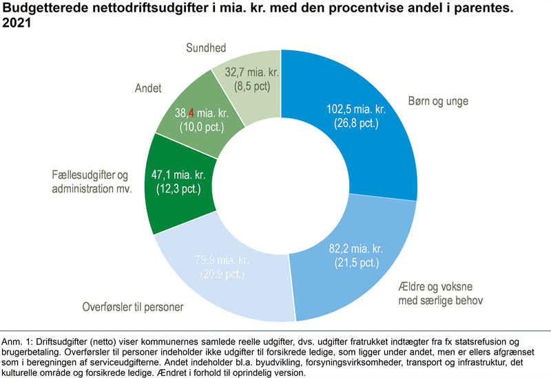 NYT: Kommunerne budgetterer mest til børn og unge - Danmarks Statistik